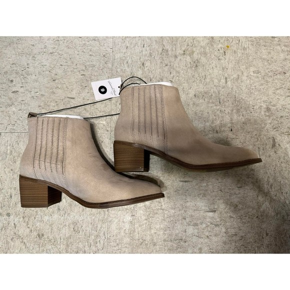 Universal Thread | Shoes | New Womens Briar Ankle Booties Shoe Taupe Boots Universal Thread ...